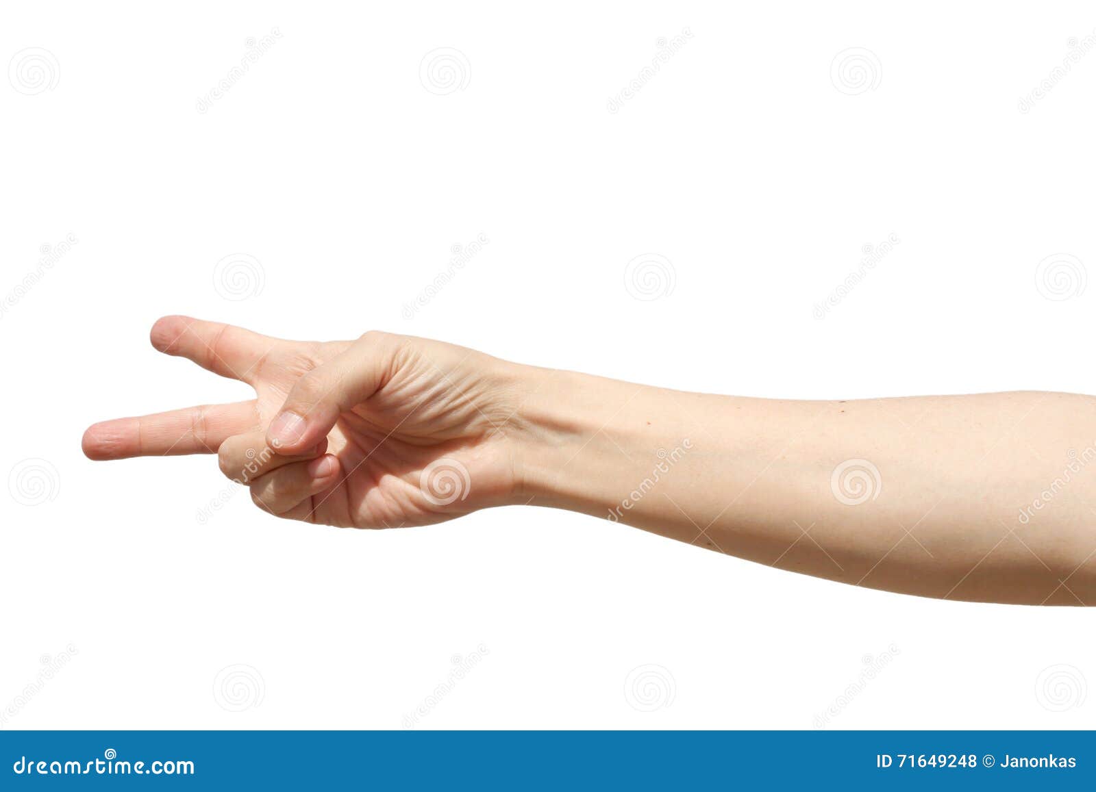 Two Fingers Man Hand, Fighting Symbol Stock Photo - Image of hand ...
