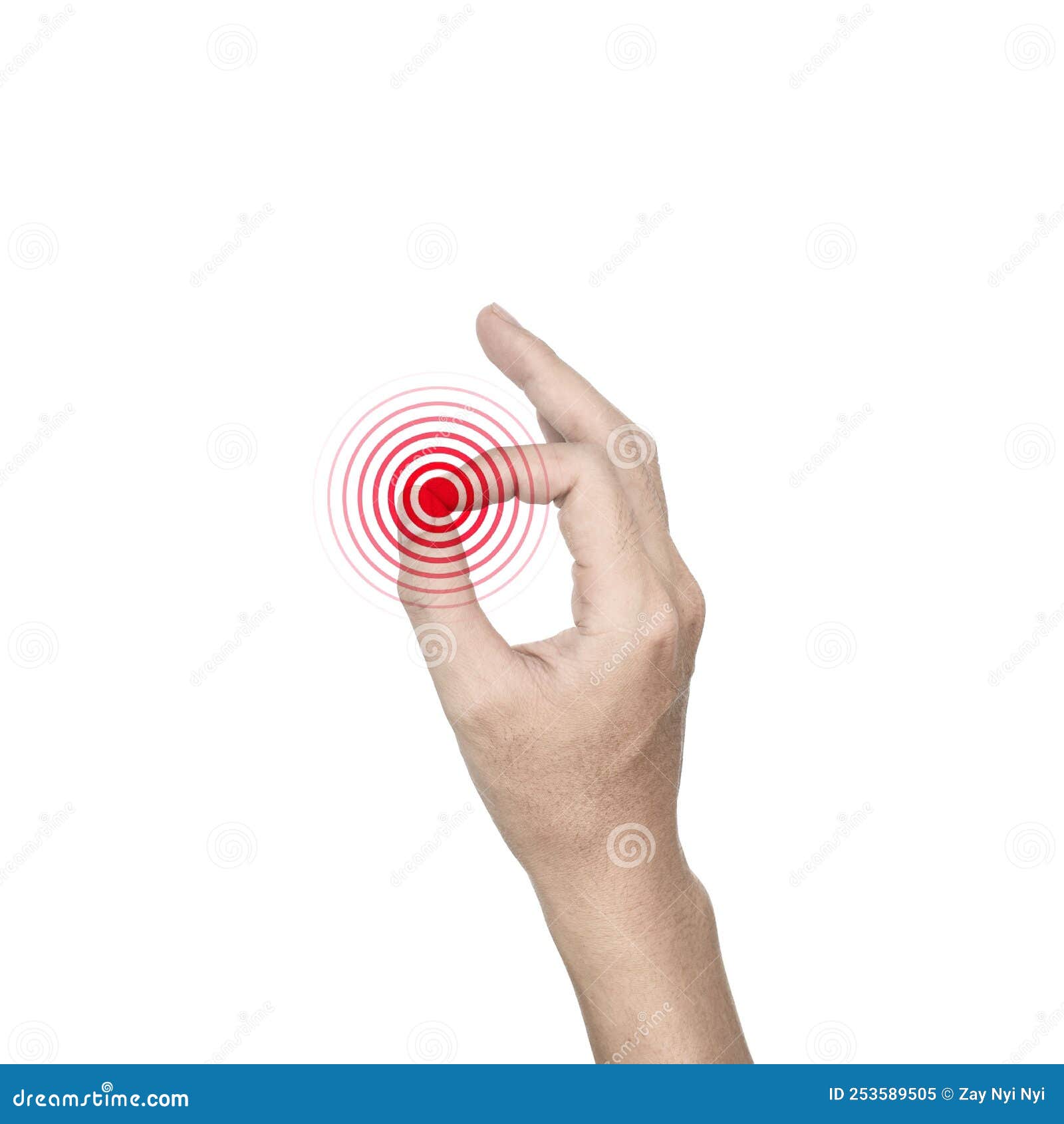 Two Fingers Touching. Finger Sensation Problems Stock Image - Image of ...