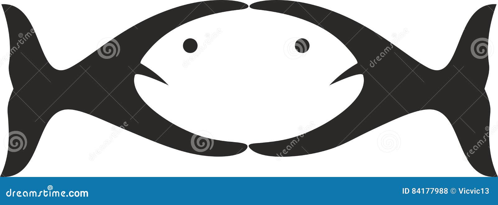 Two fish logo stock vector. Illustration of abstract - 84177988