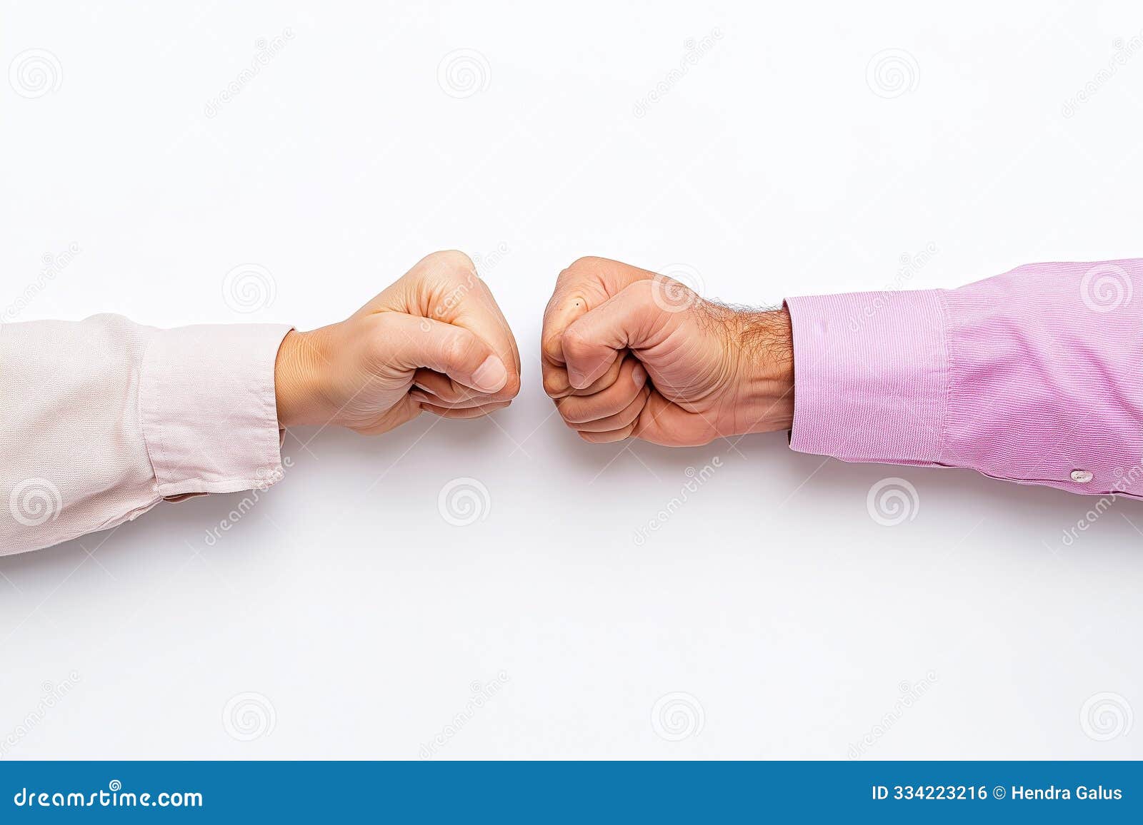 Two Fists Bumping Together Vector Illustration, Two Hands With Fists In ...