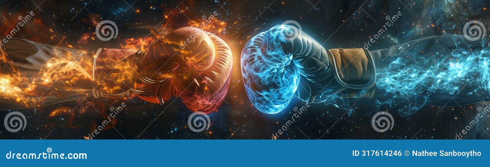 Cataclysmic Collision: Asteroid Impact On Earth In 3D Rendering With ...