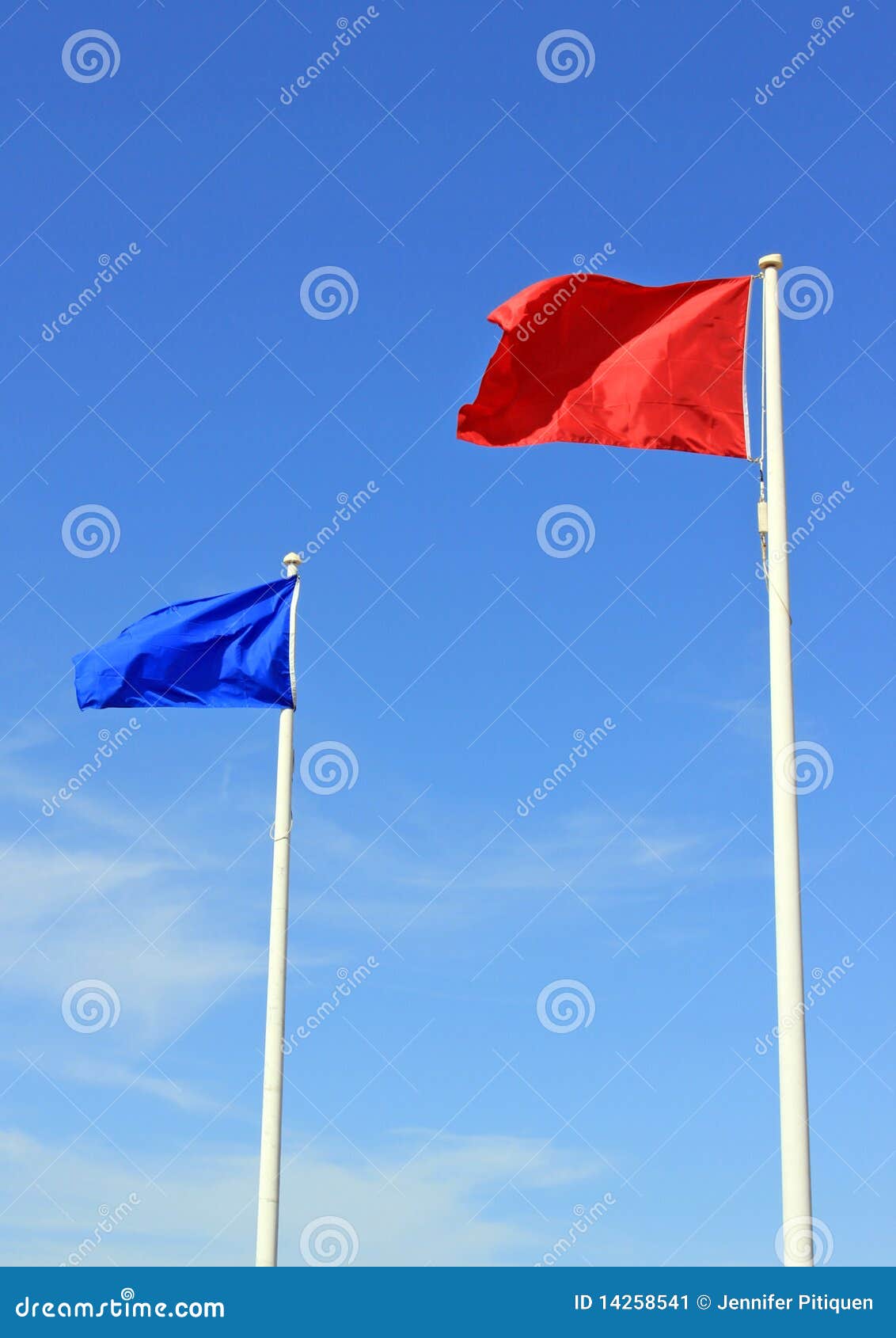 Two Flags stock image. Image of pole, color, flag, waving - 14258541
