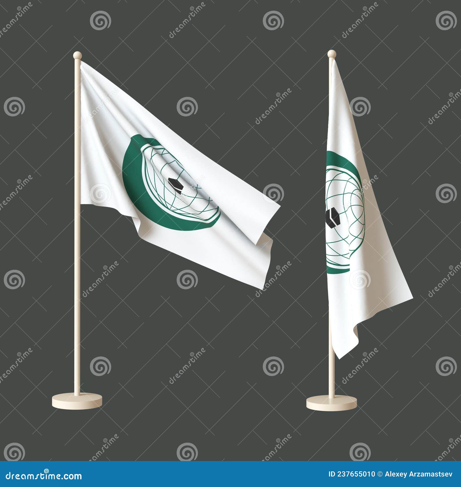 Organisation Of Islamic Cooperation Countries Flag Icons Collection ...