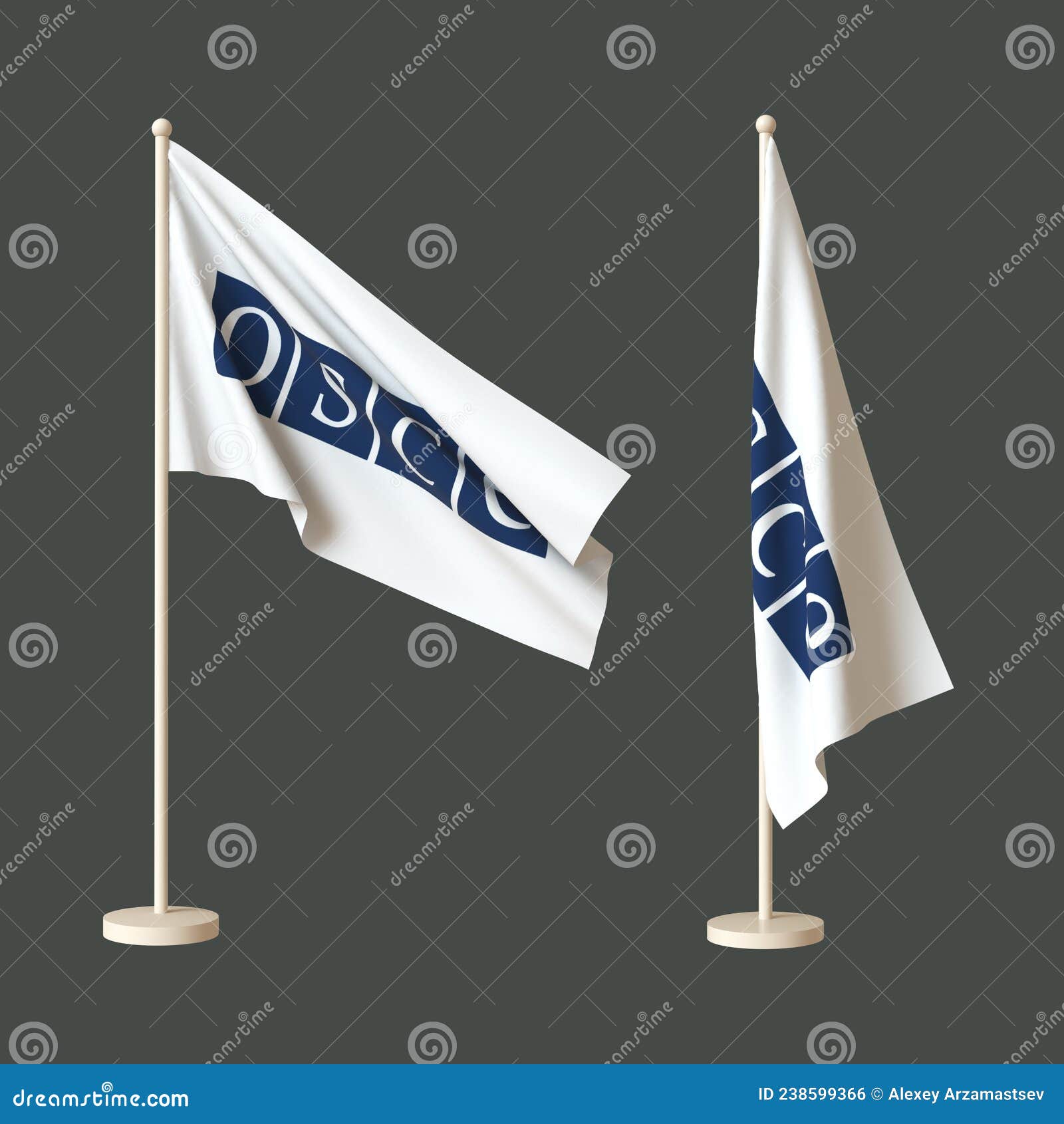 OSCE Waving Flag Editorial Image | CartoonDealer.com #113596750
