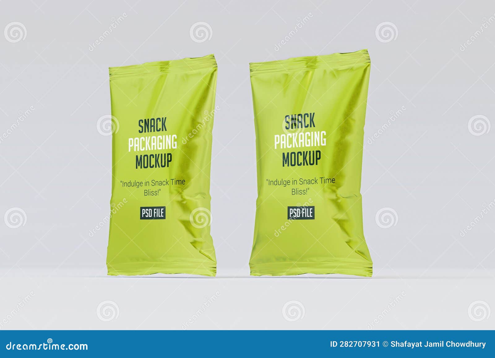 Floating Snack Package Mockup Template Stock Illustrations – 36 ...