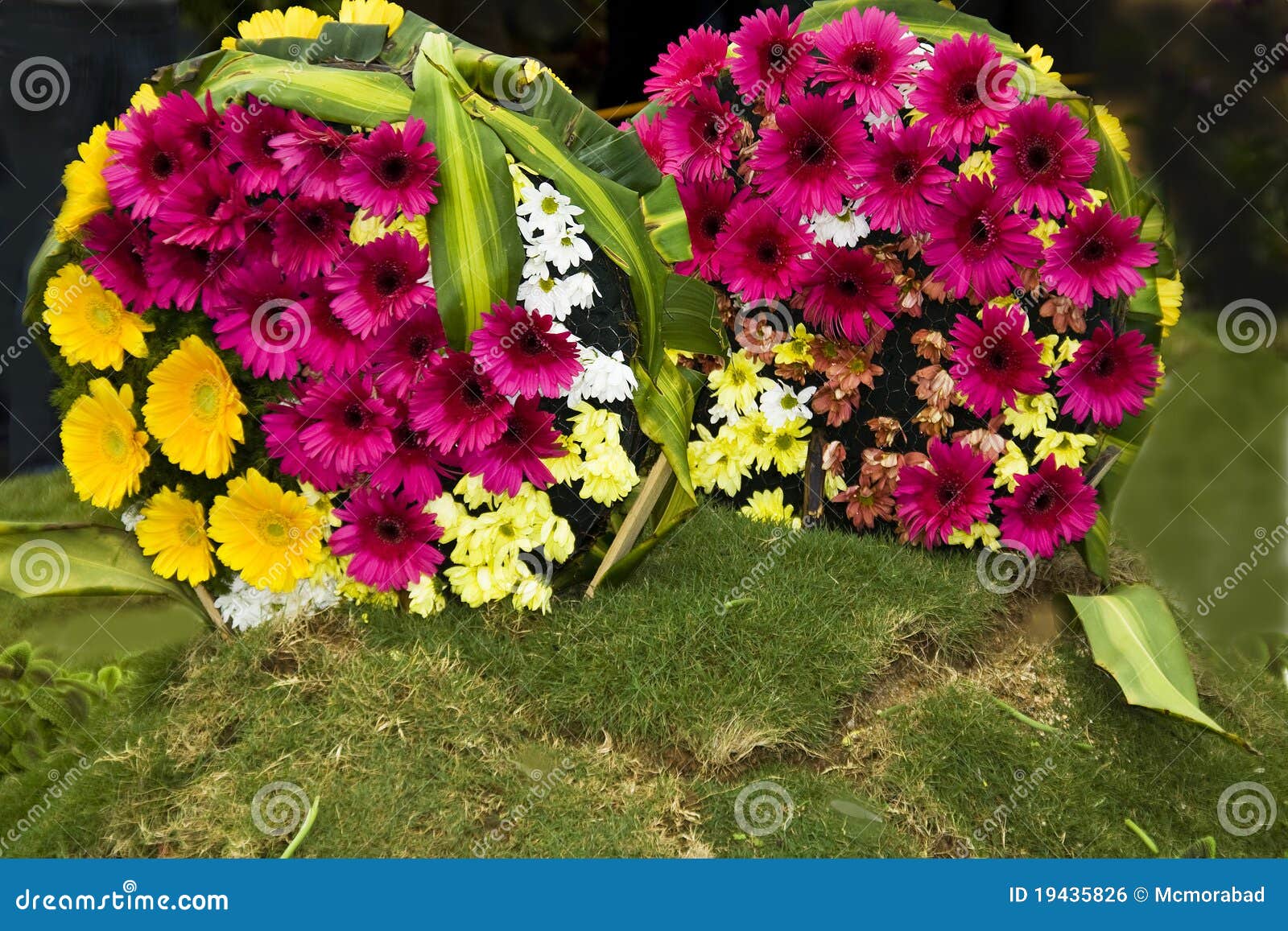 Two Flower Boquets stock photo. Image of exhibit, show - 19435826