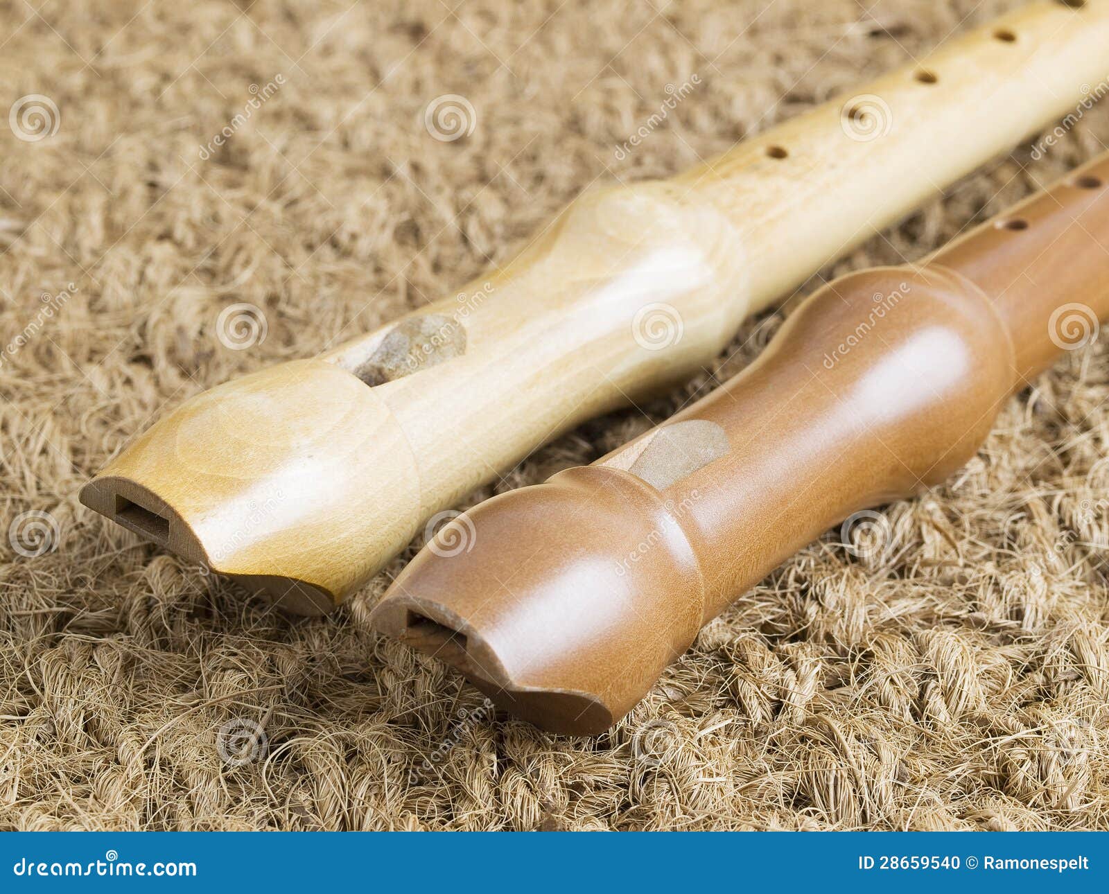 Two flutes stock photo. Image of instrument, straw, macro - 28659540