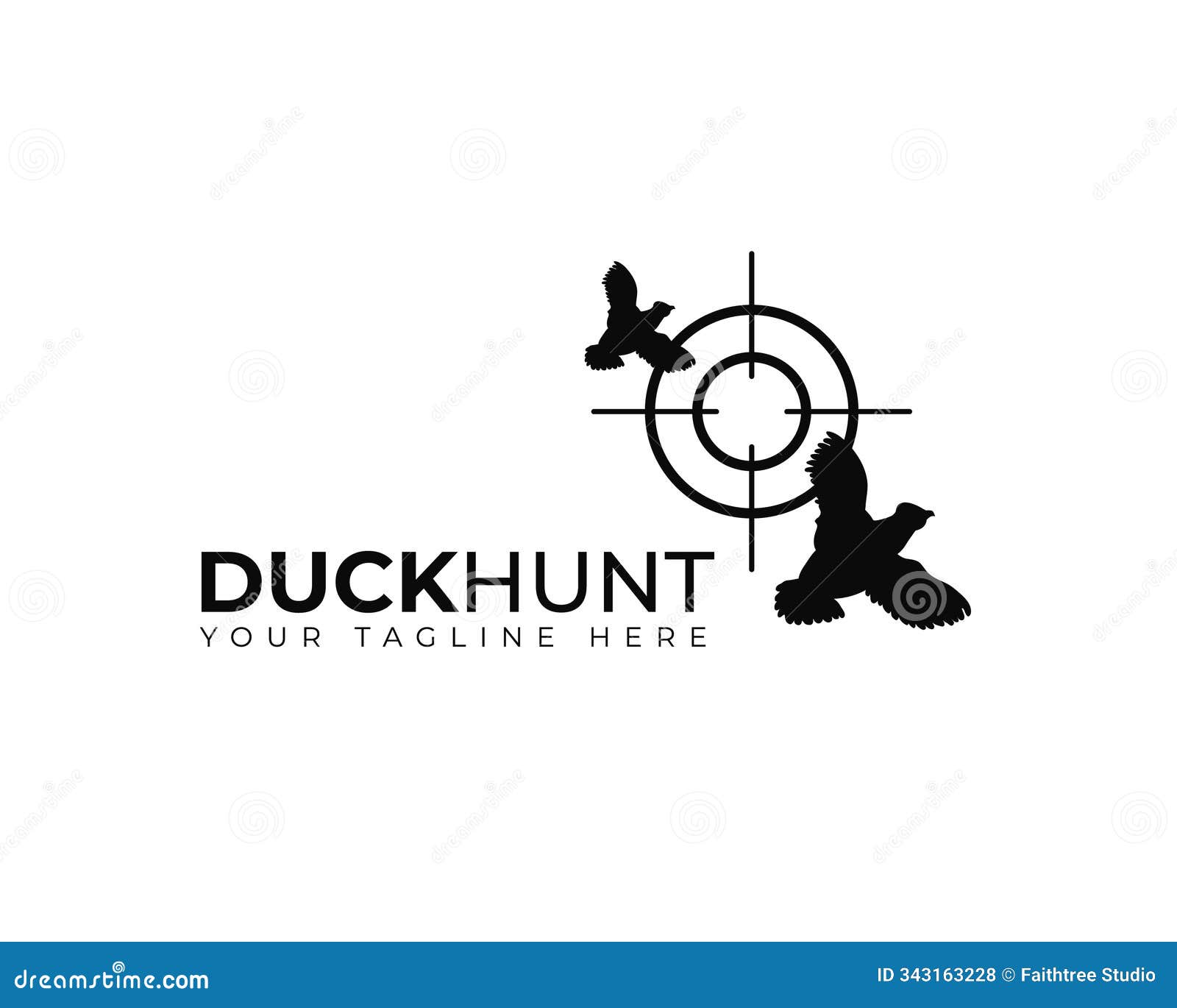 Duck Shoot Game Vector Illustration Stock Photo | CartoonDealer.com ...