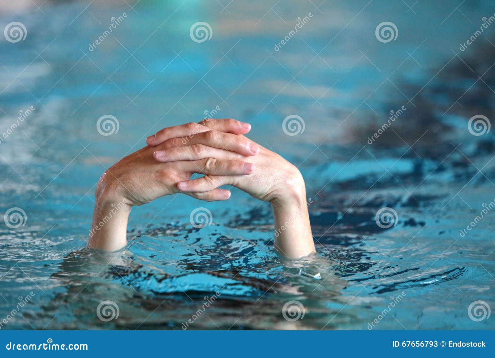 Two Folded Hands Above Water Stock Image - Image of problem, body: 67656793