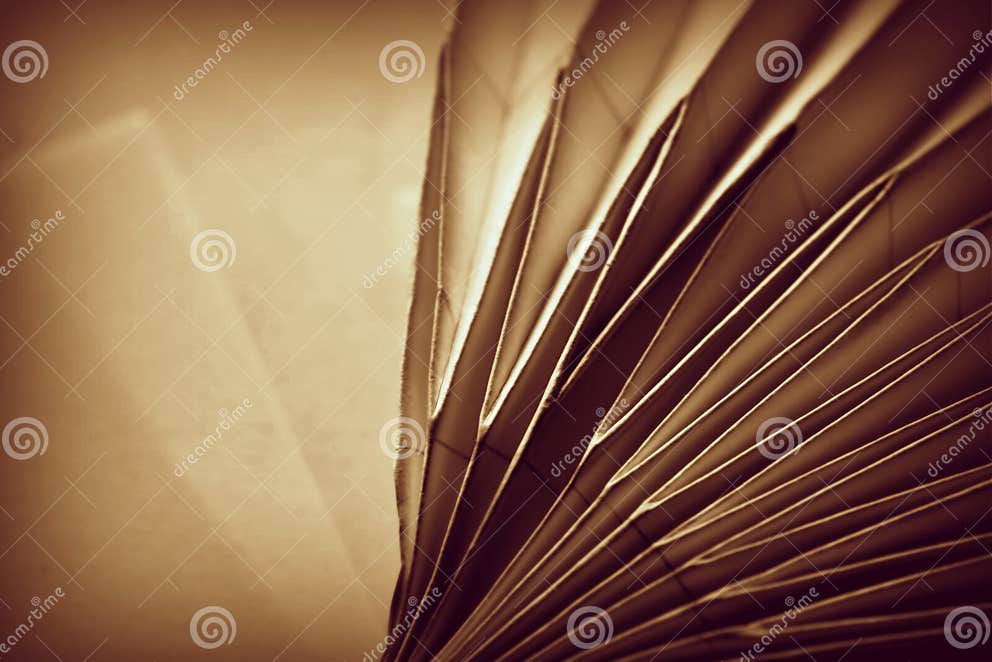 Two Folded Paper Forms, One Behind the Other Stock Image - Image of ...