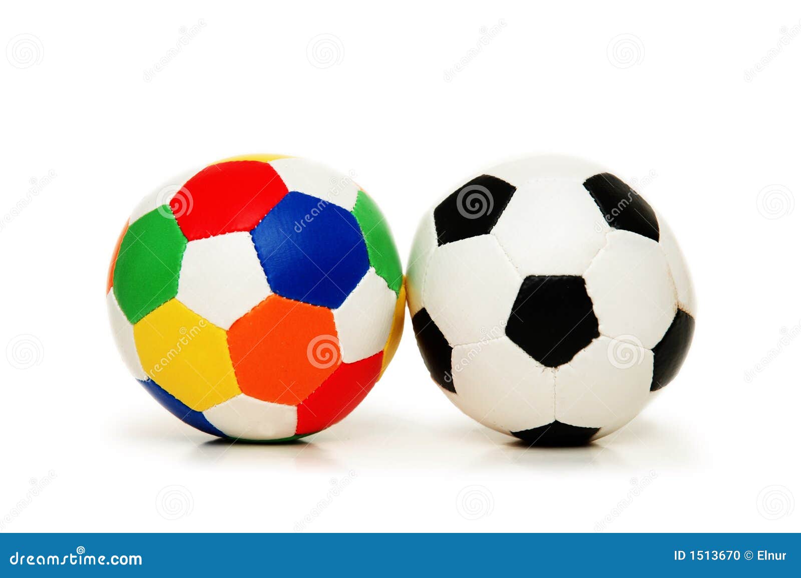 Two footballs isolated stock photo. Image of english, game - 1513670