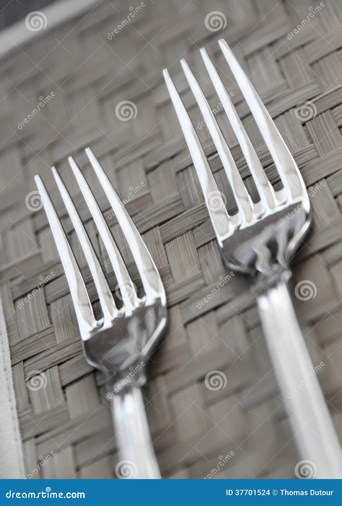 Two forks stock photo. Image of kitchenware, meal, dining - 37701524