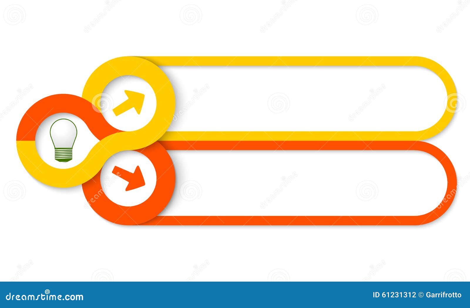 Two frames stock vector. Illustration of border, comment - 61231312