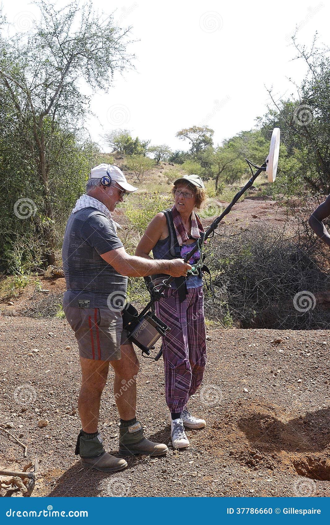 Two French Gold Prospectors Editorial Image - Image of discovery, human ...