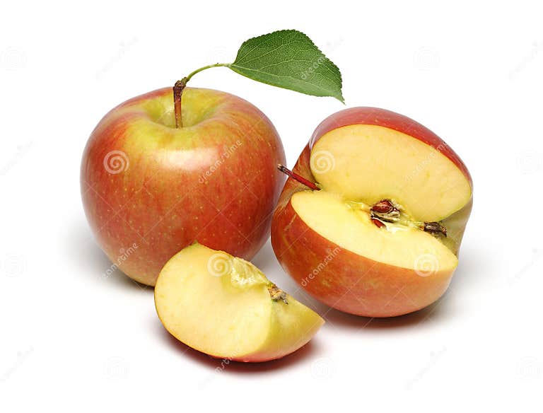 Two fresh apples stock image. Image of eating, healthy - 25184609