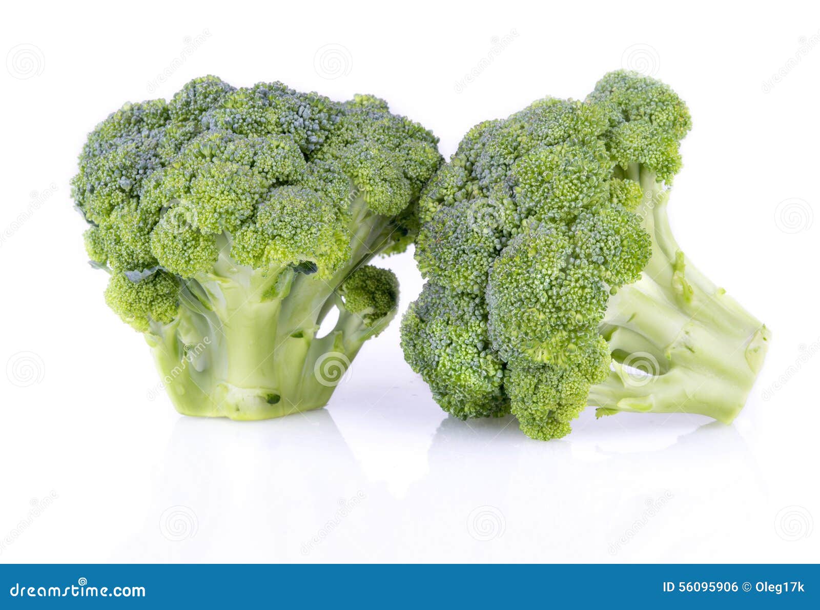 Two fresh broccoli stock photo. Image of green, vegetable - 56095906