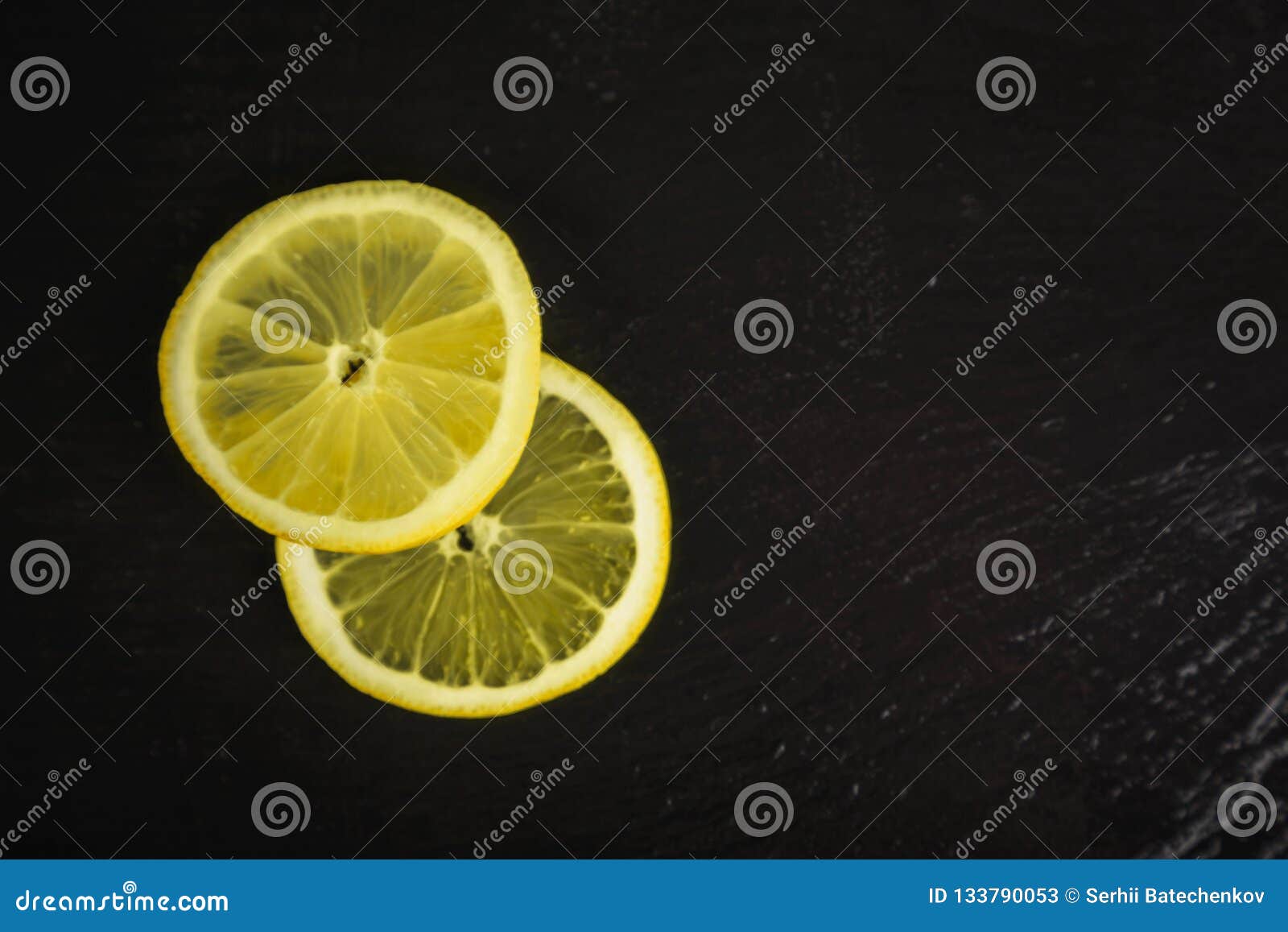 Two fresh lemon slices stock image. Image of nature - 133790053