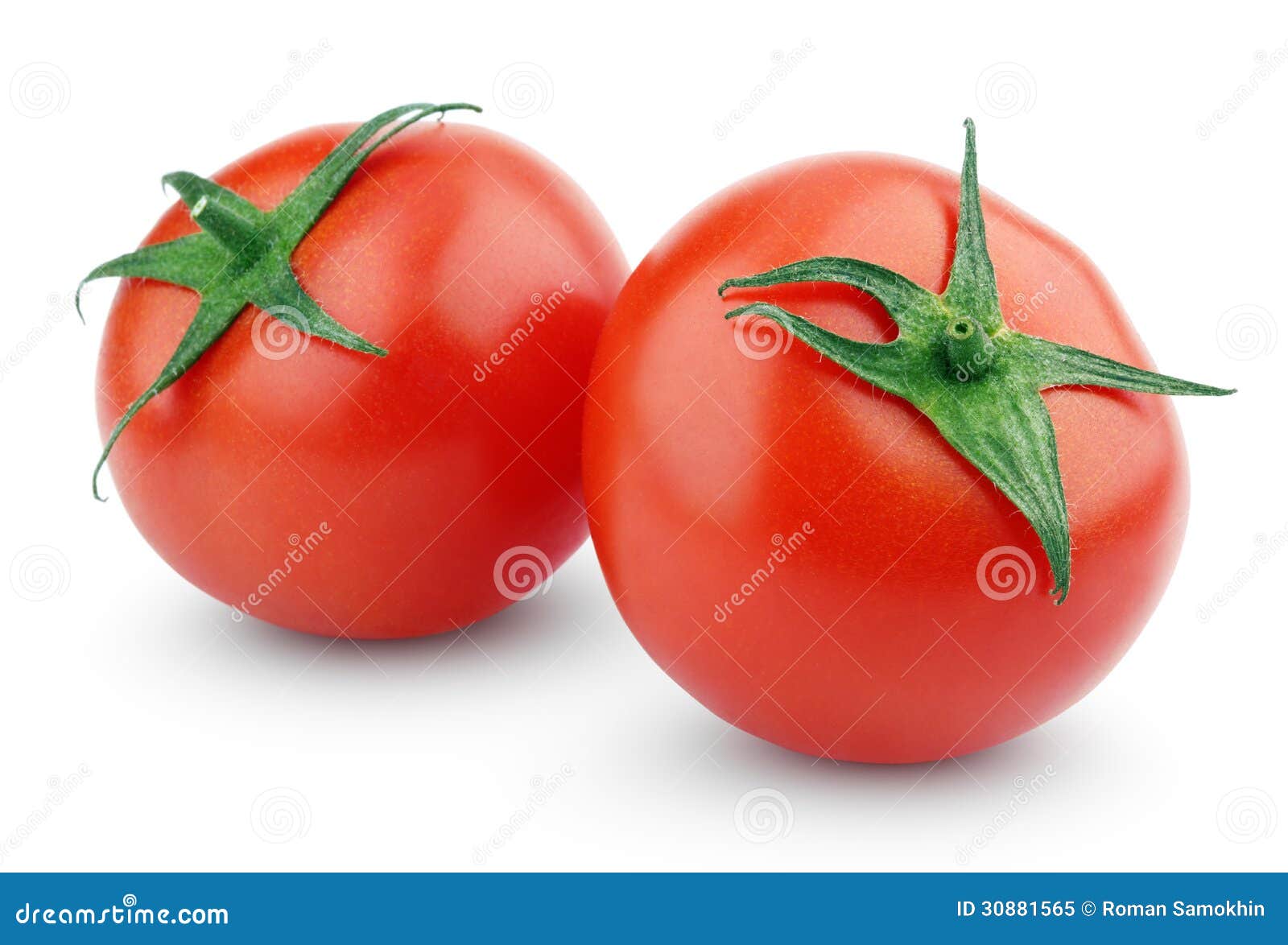 Two Fresh Red Tomatoes on White Stock Image - Image of leaf, natural ...