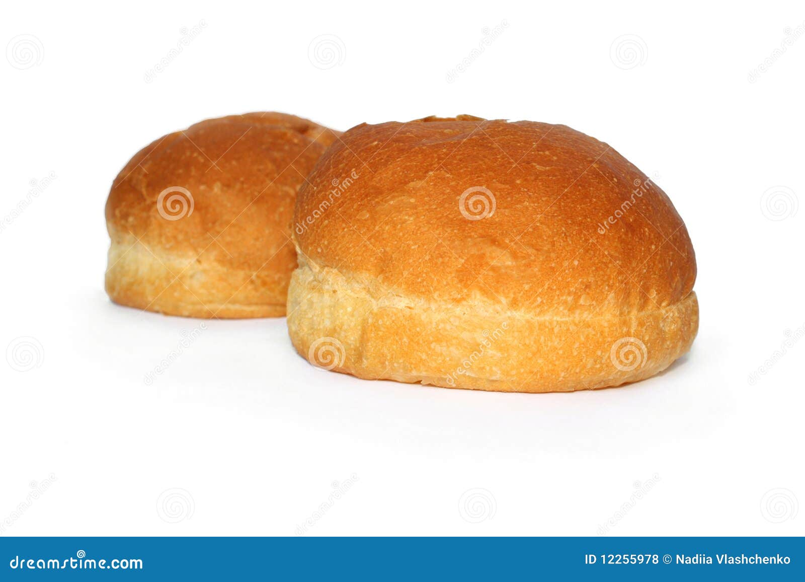 Two fresh small loaf stock photo. Image of close, bake - 12255978