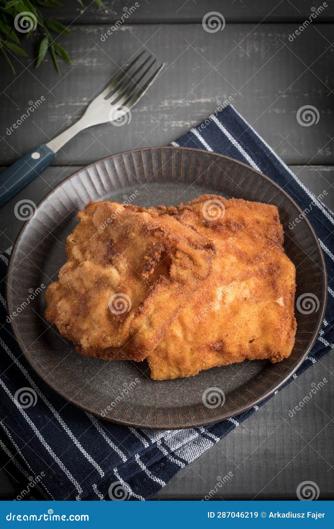 Two Fried Cod Fillet Pieces Stock Image - Image of field, seafood ...