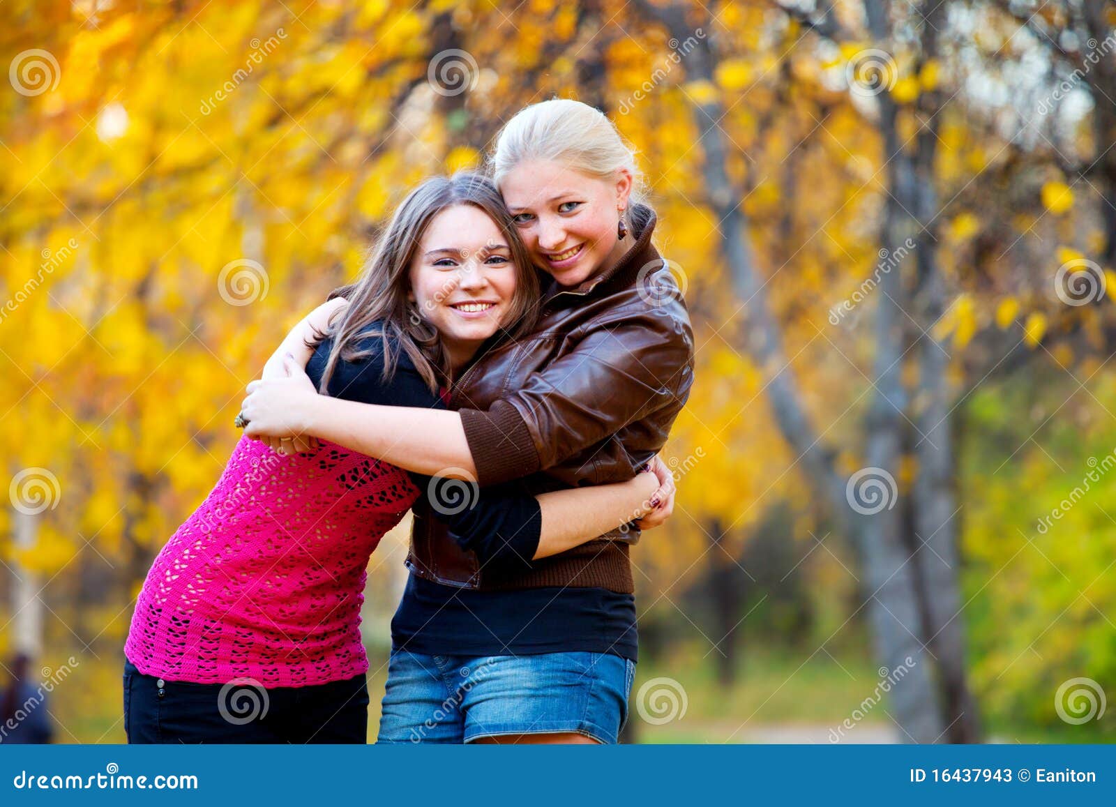 Two friends stock image. Image of attractive, smile, teenager - 16437943