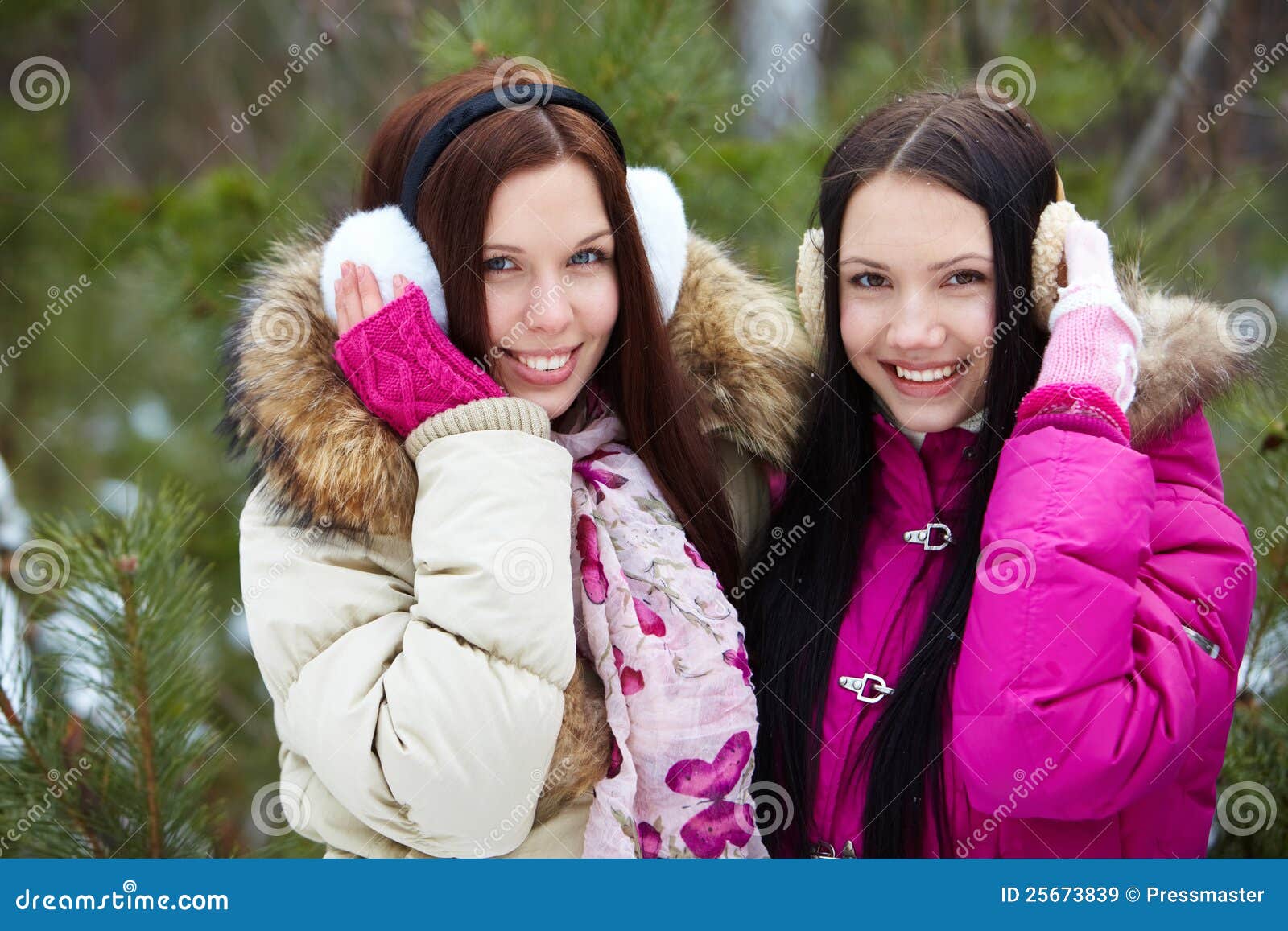 Two friends stock image. Image of female, expression - 25673839