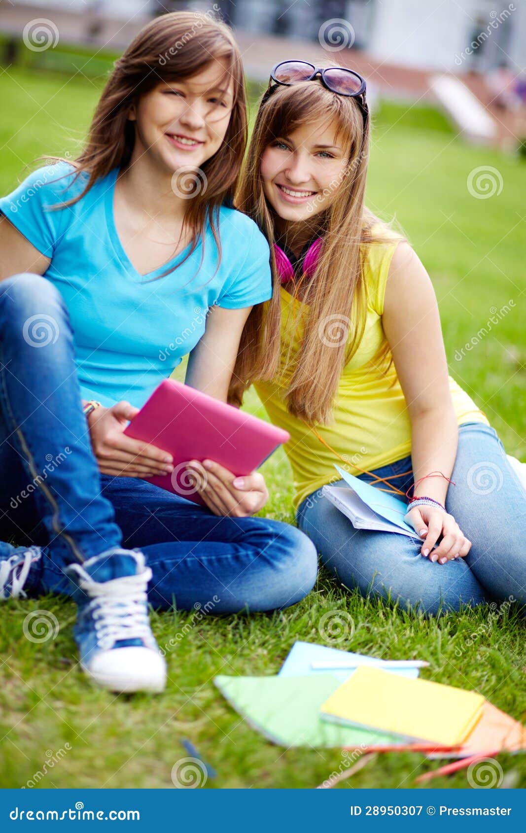 Two friends stock image. Image of adolescence, cute, girlfriend - 28950307