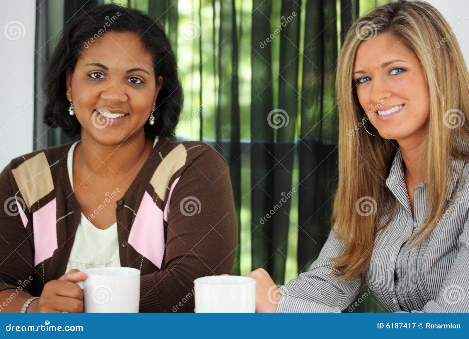 Two Friends stock image. Image of people, race, coffee - 6187417