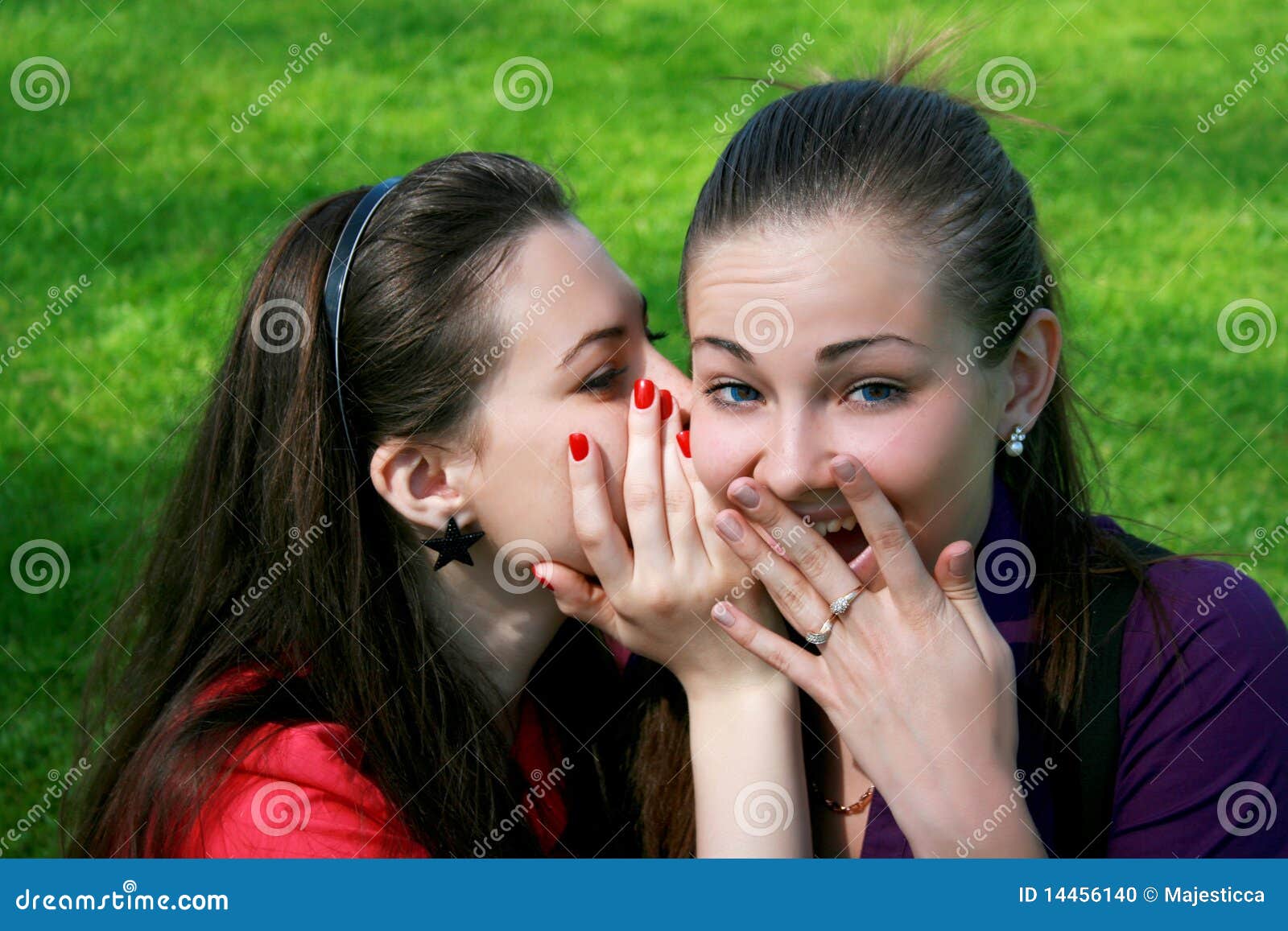 Two friends gossip stock photo. Image of business, girls - 14456140