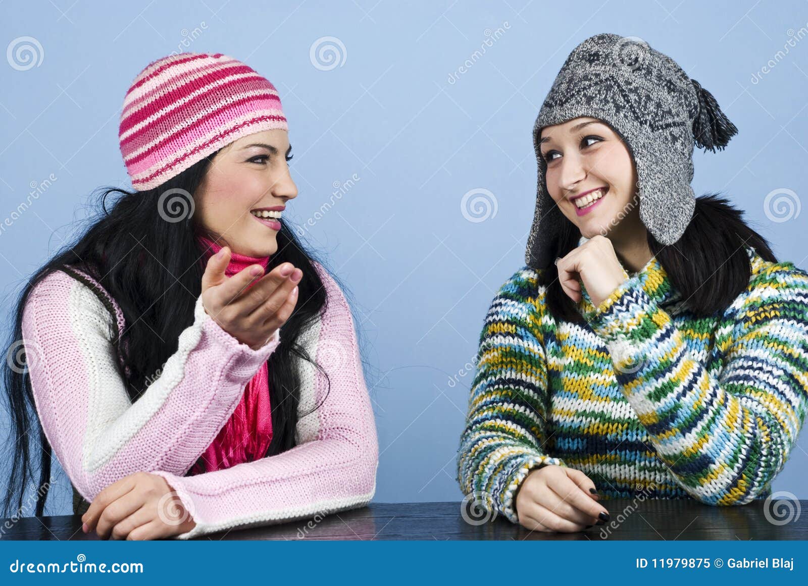 Two Friends Have a Conversation Stock Image - Image of happy, green ...