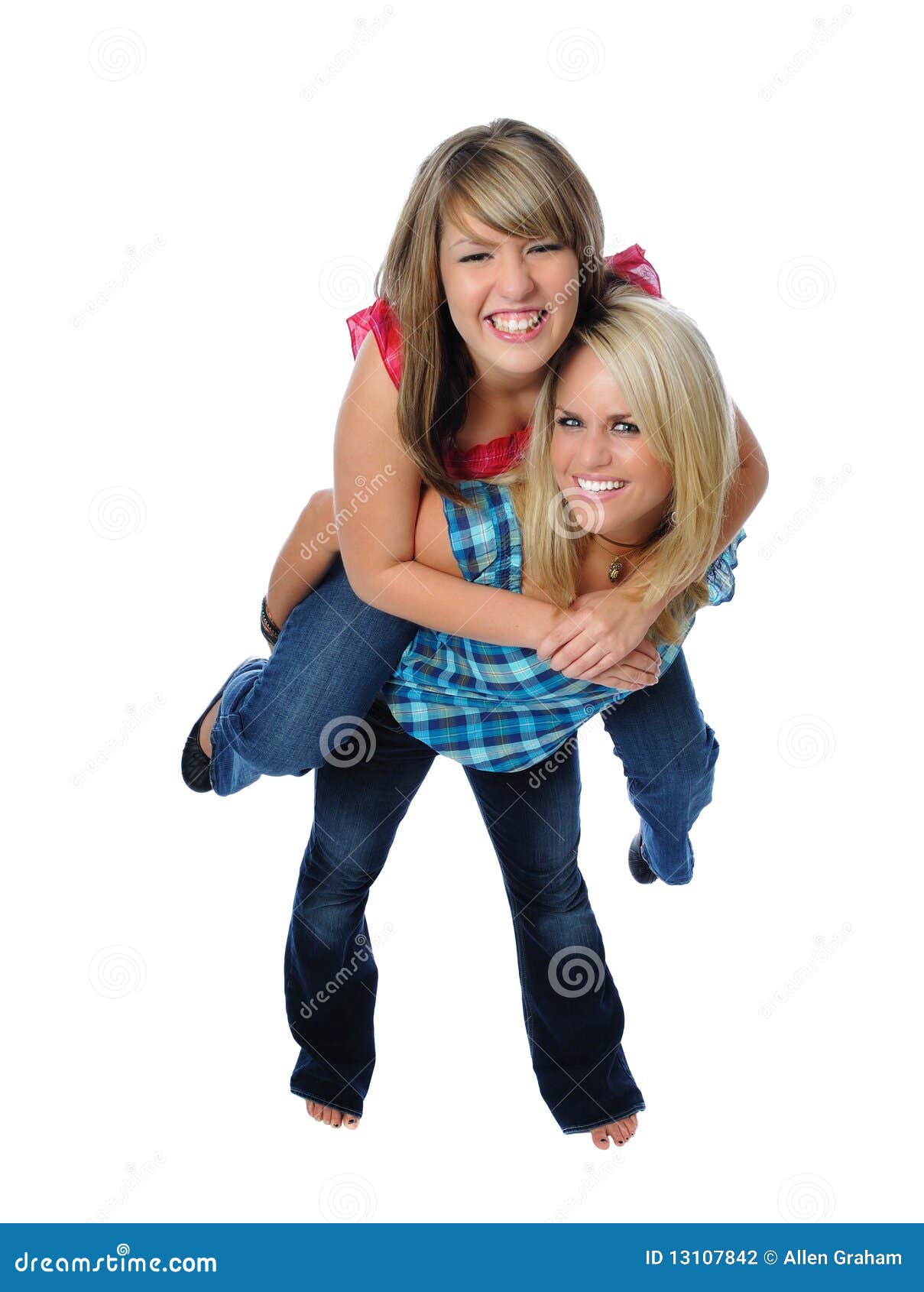 Two Friends Posing Together Stock Photo - Image of femininity, couple ...