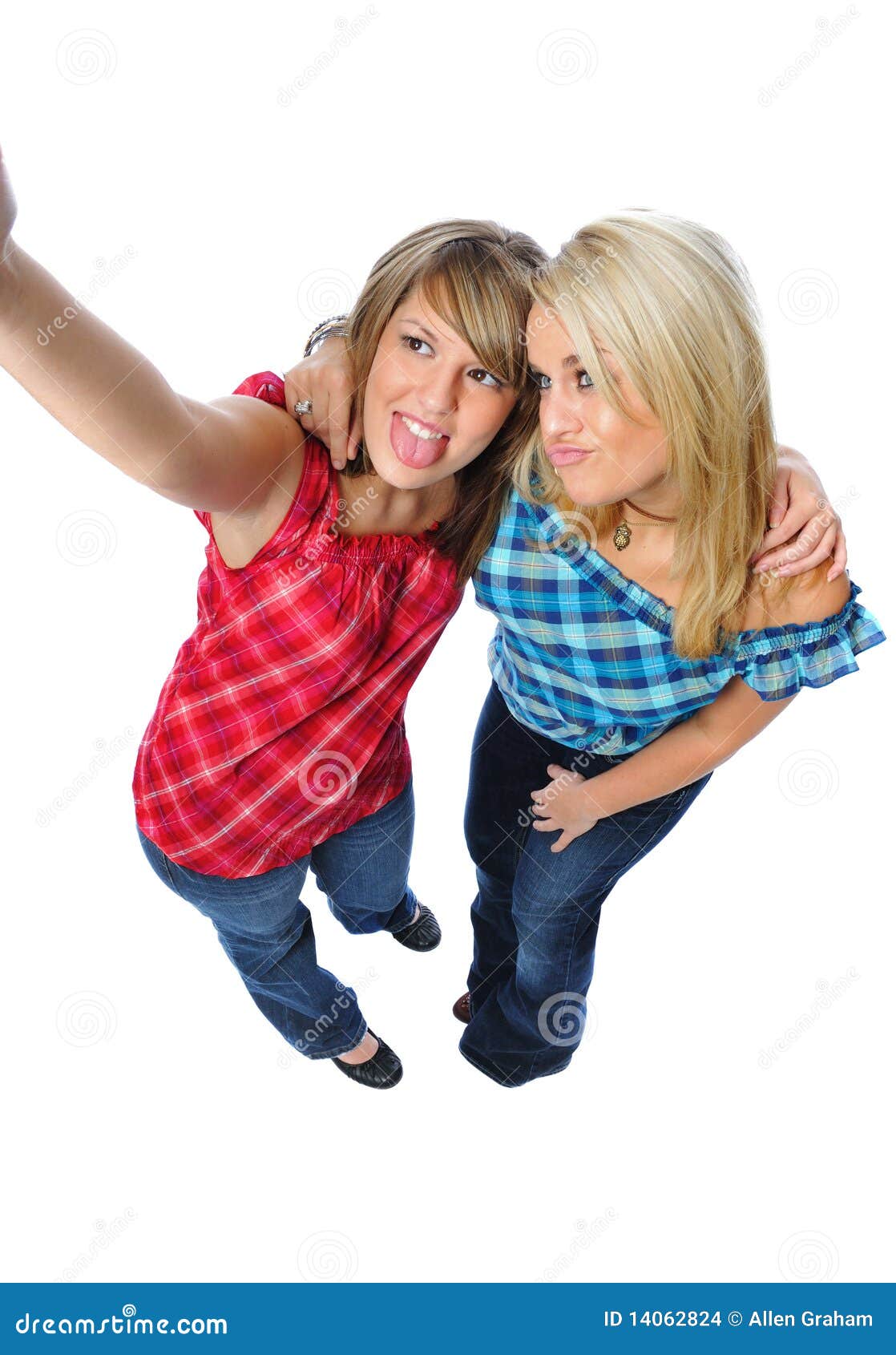 Two Friends Posing Together Stock Photo - Image of beauty, glamour ...