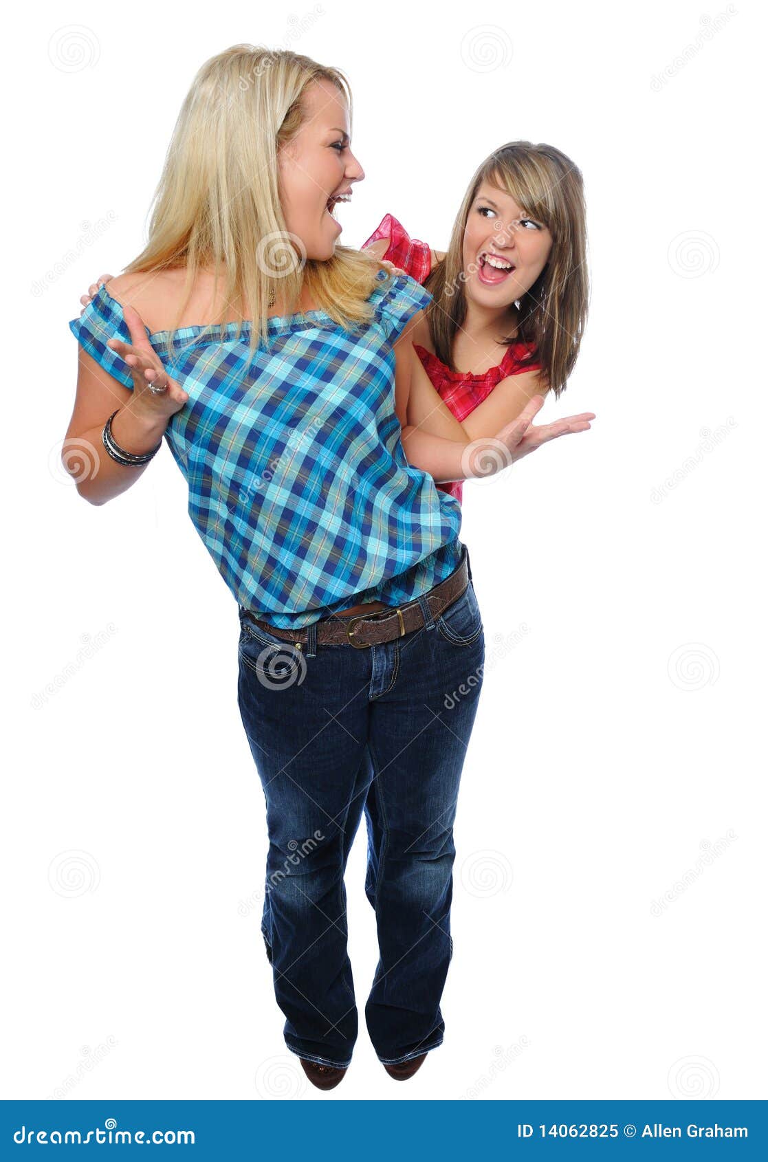 Two Friends Posing Together Stock Image - Image of shirt, girlfriends ...