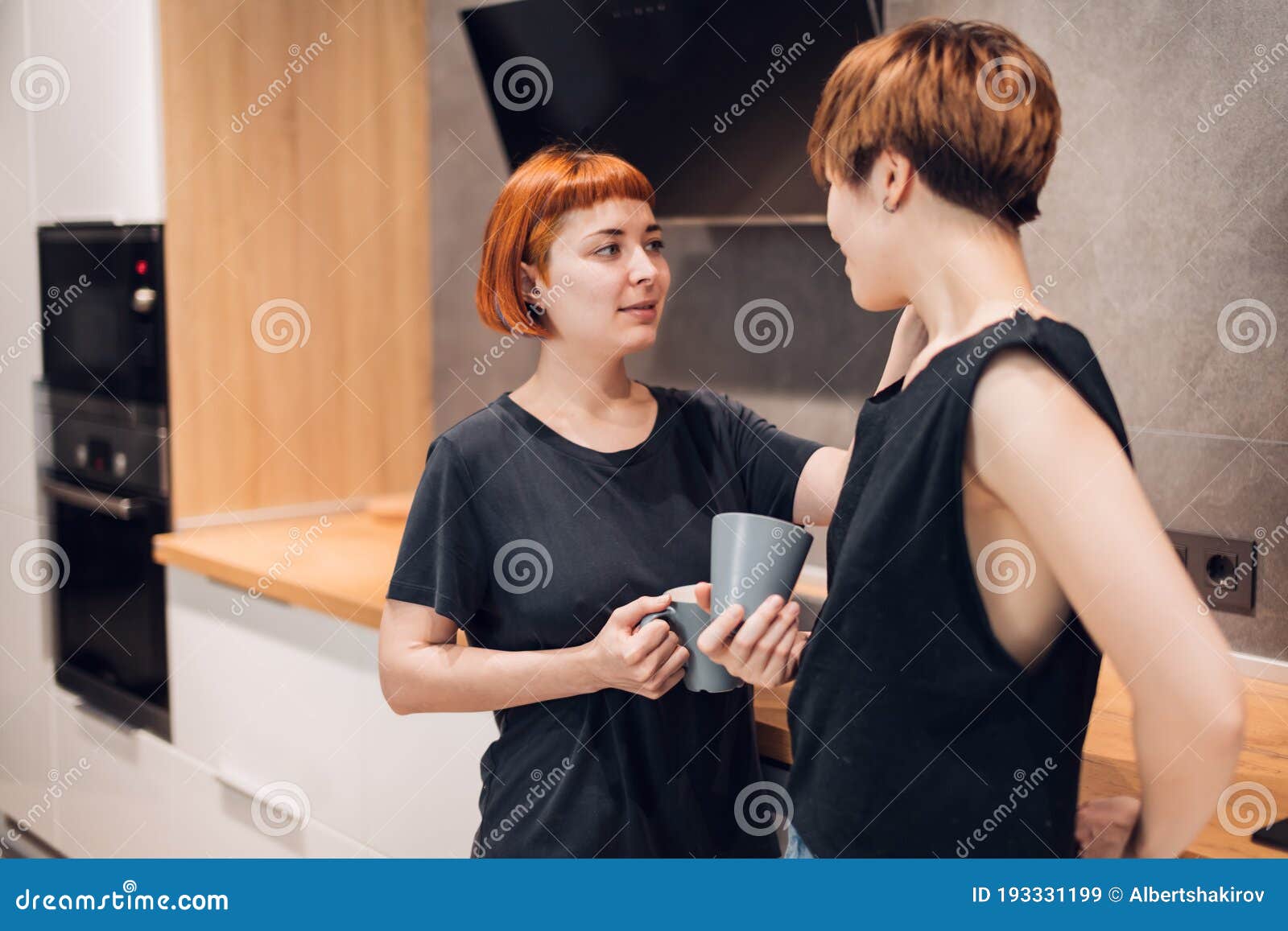 Two Friends Sharing with Problems. Stock Image - Image of lovers ...