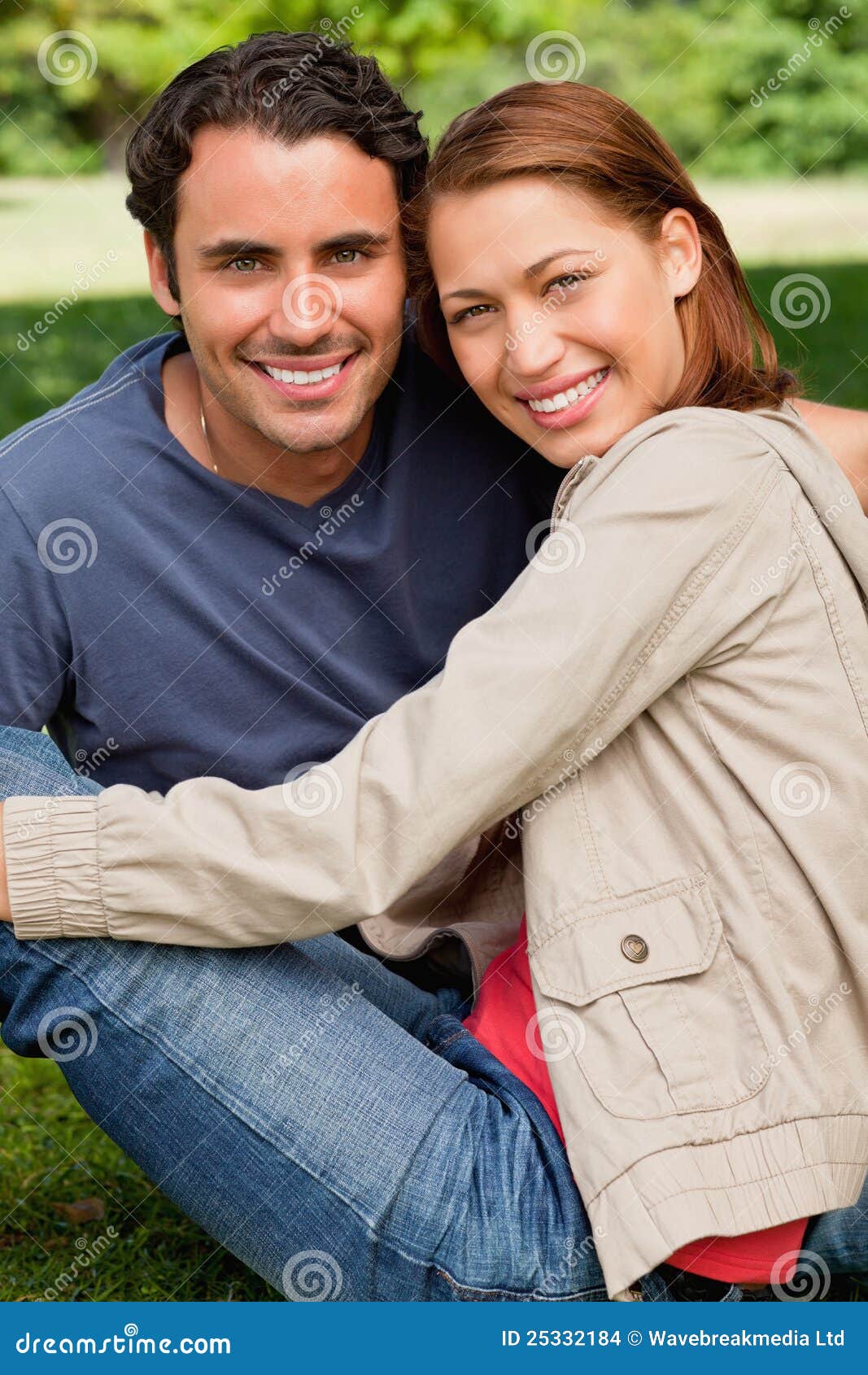 Two Friends Smiling in Front of Them Stock Photo - Image of smiling ...