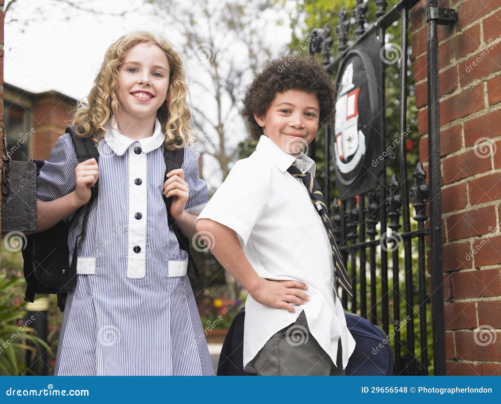 Two Friends Standing Together Stock Photo - Image of friendship ...