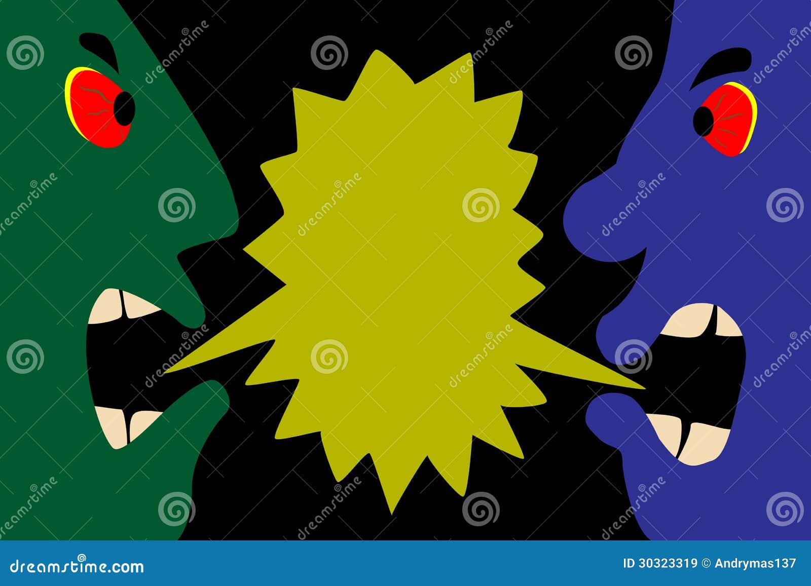 Two friends swear loudly stock vector. Illustration of dialog - 30323319