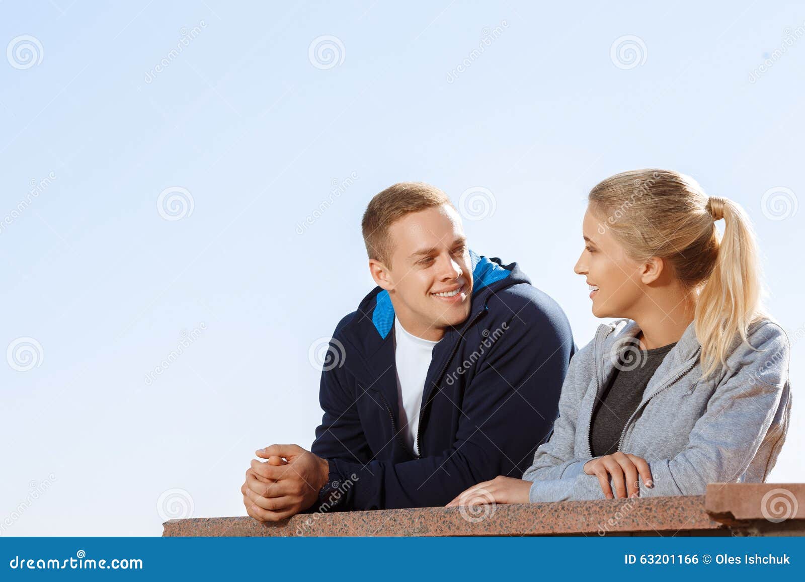 Two Friends Talking during a Break Stock Photo - Image of conversation ...