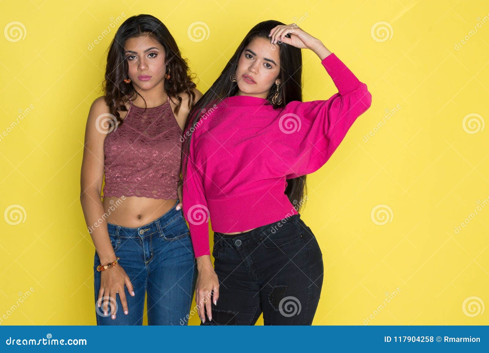 Two Friends Together stock photo. Image of beautiful - 117904258
