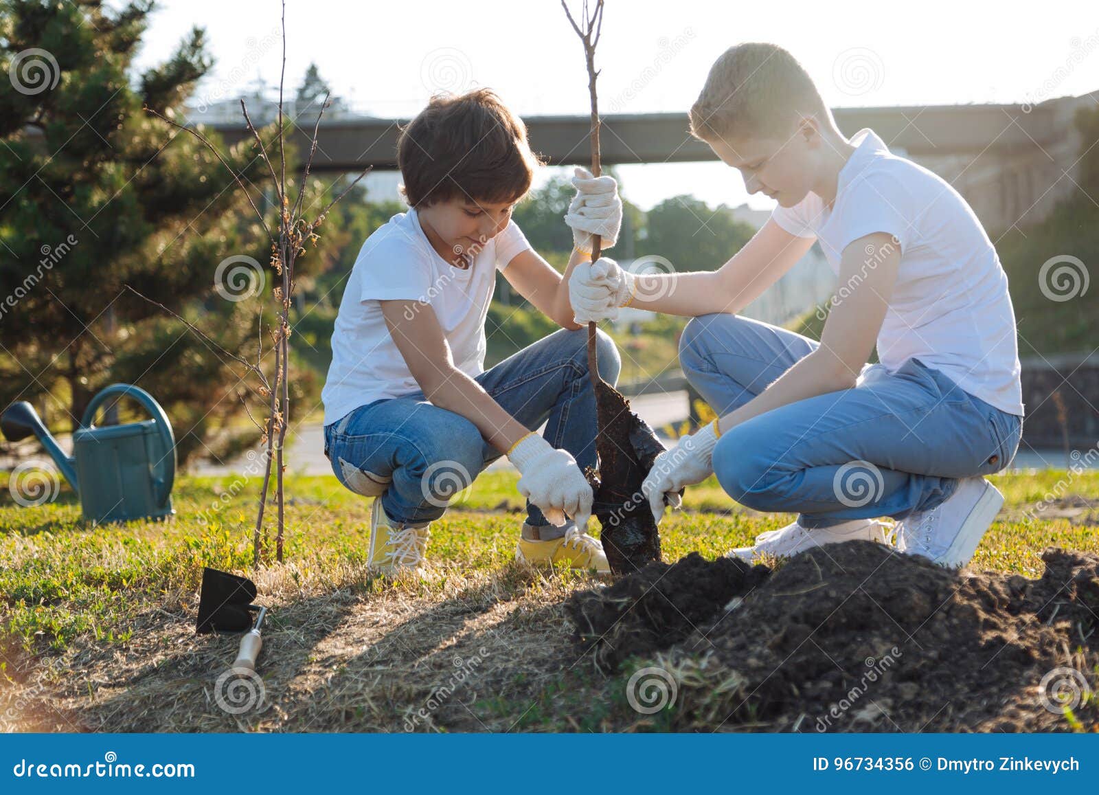 Two Friends Trying To Make Our Planet Happier Stock Photo - Image of ... Two Friends Trying To Make Our Planet Happier Stock Photo - Image of ...