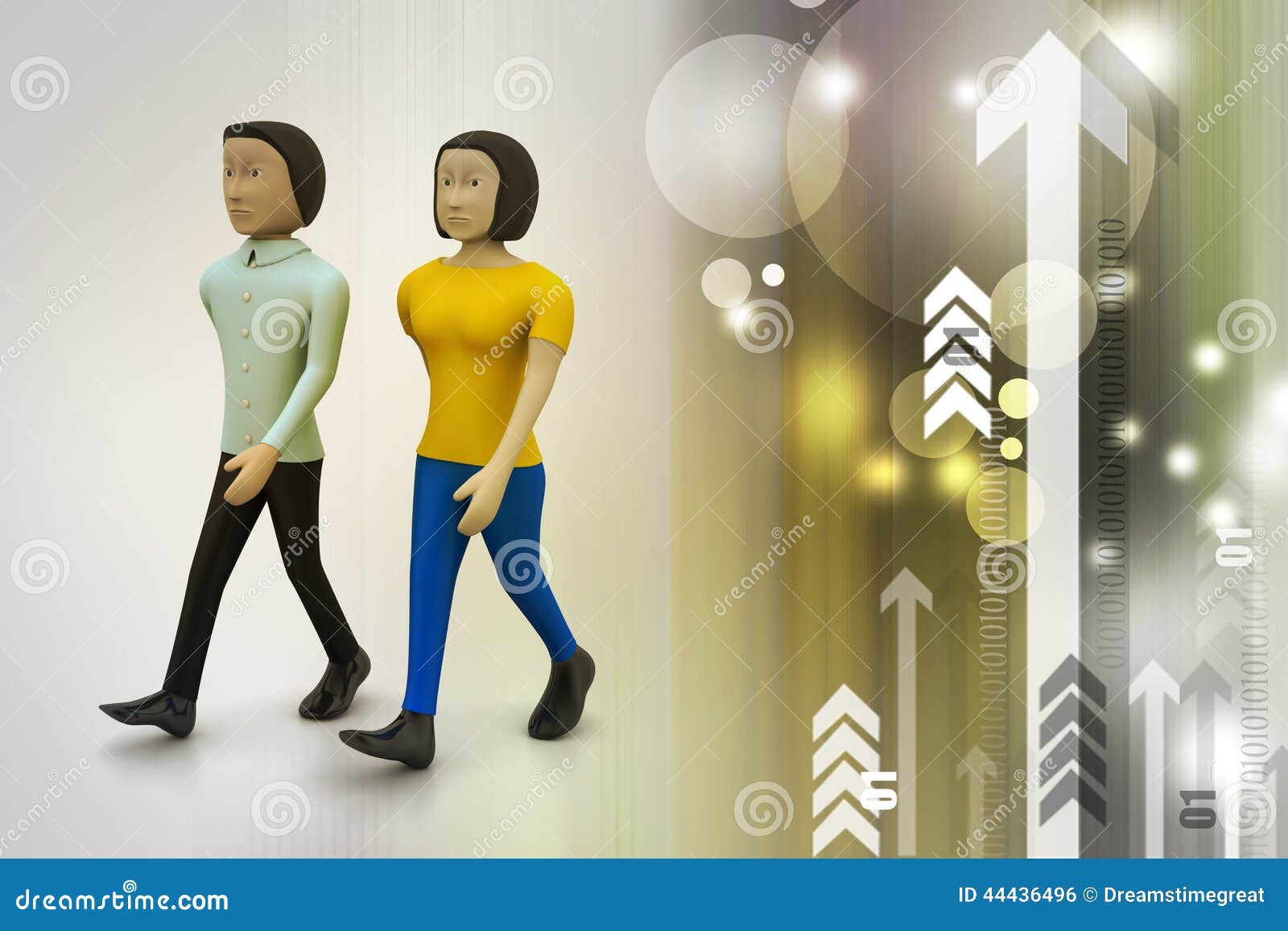 Two friends walk together stock illustration. Illustration of male ...