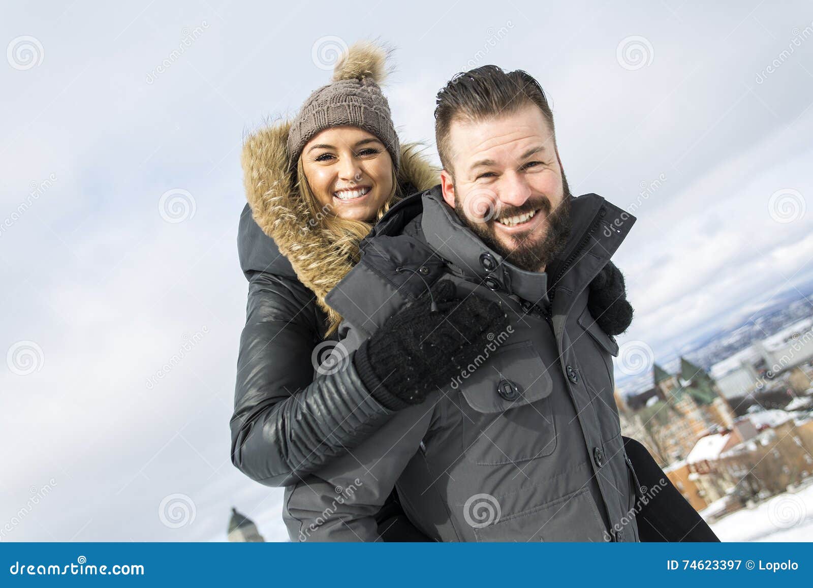Two friends winter season stock image. Image of coat - 74623397