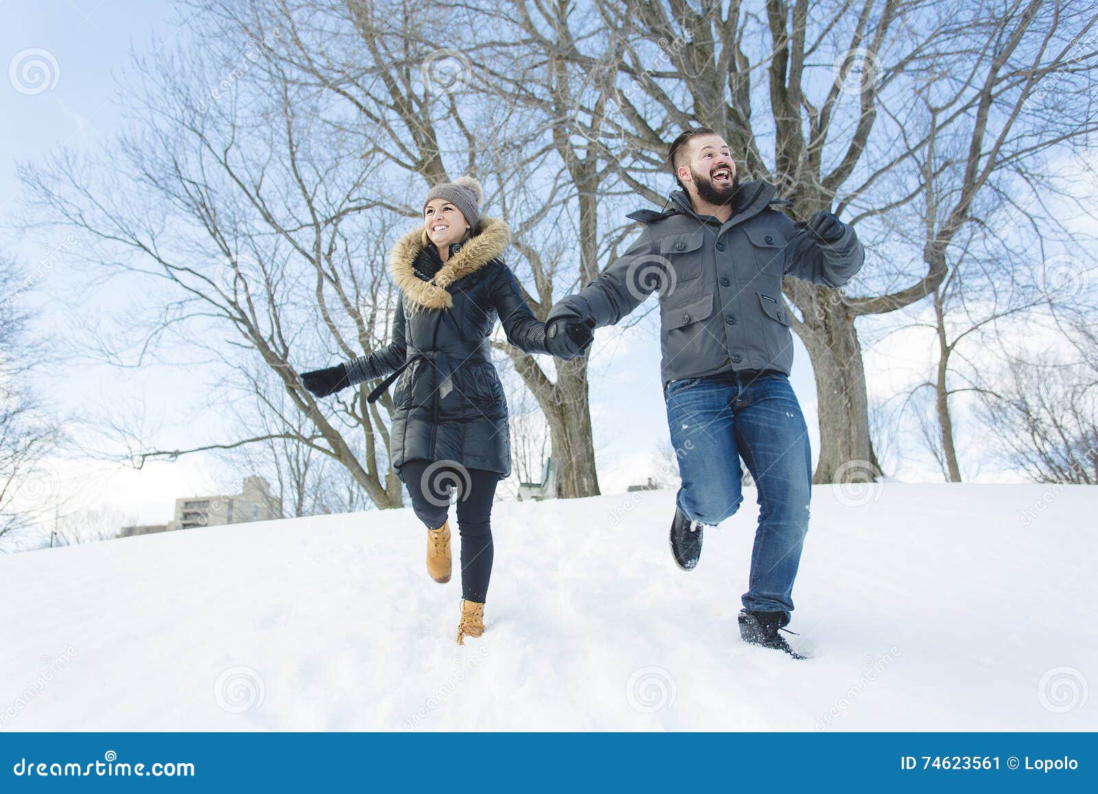 Two friends winter season stock image. Image of outdoor - 74623561
