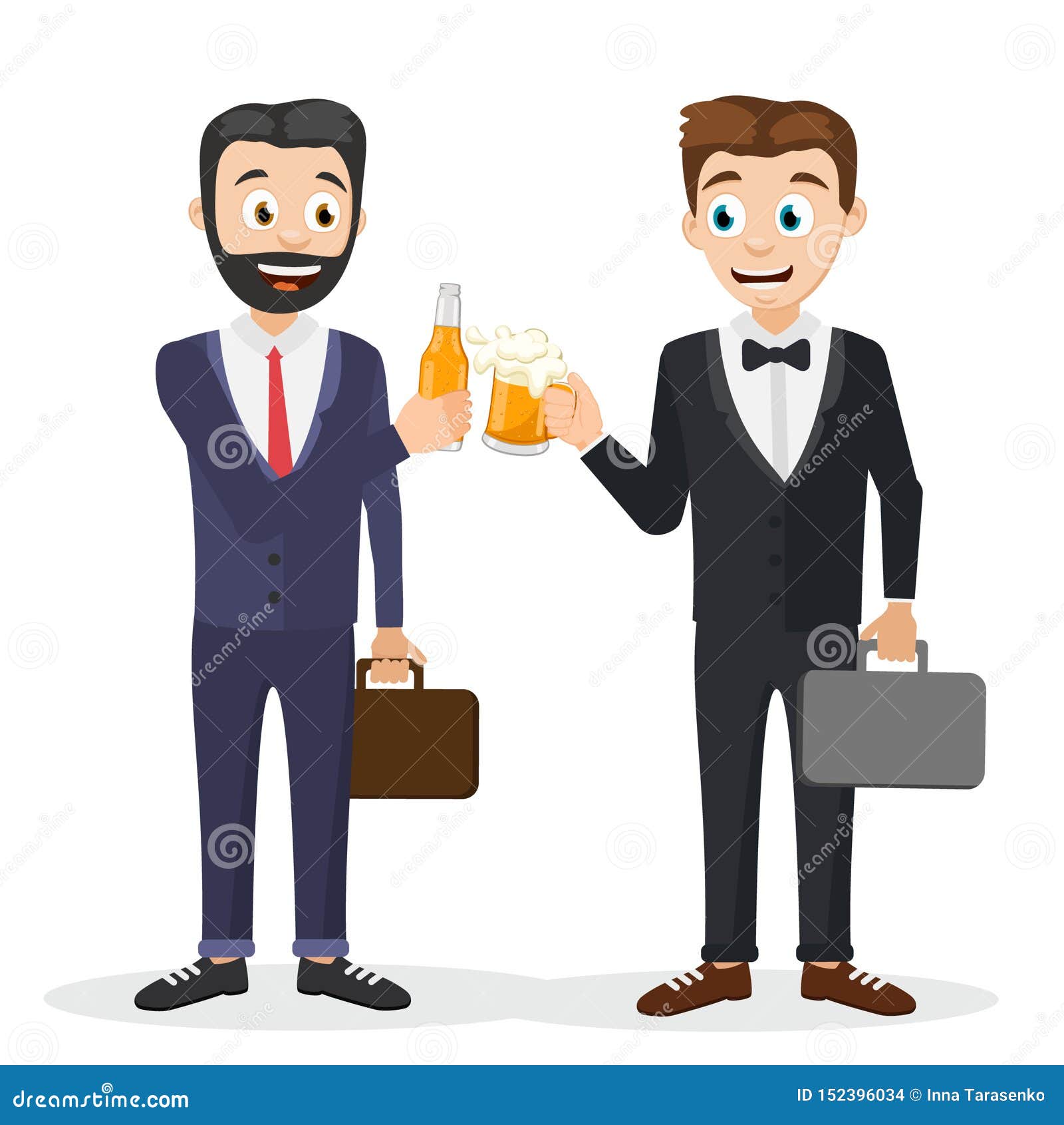 Set Of Beer Characters. Vector Cute Cartoons | CartoonDealer.com #66431111