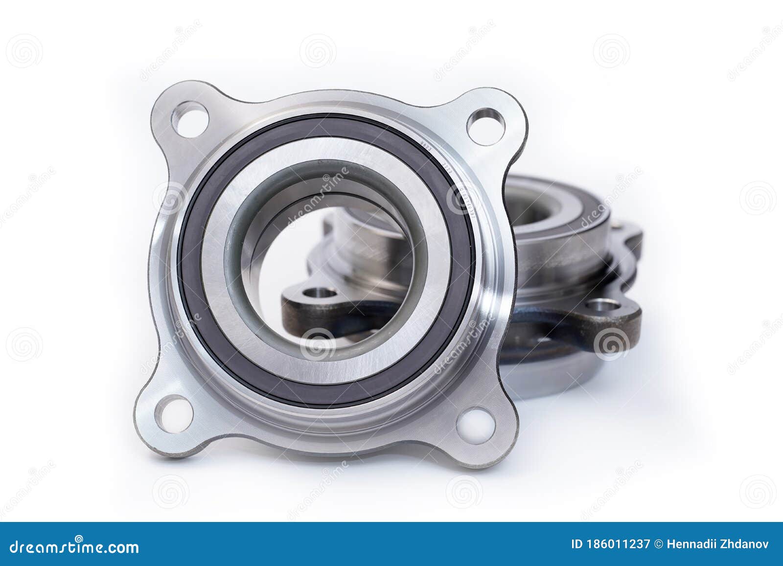 Two Front Hub Bearings: Left and Right Stock Image - Image of band ...