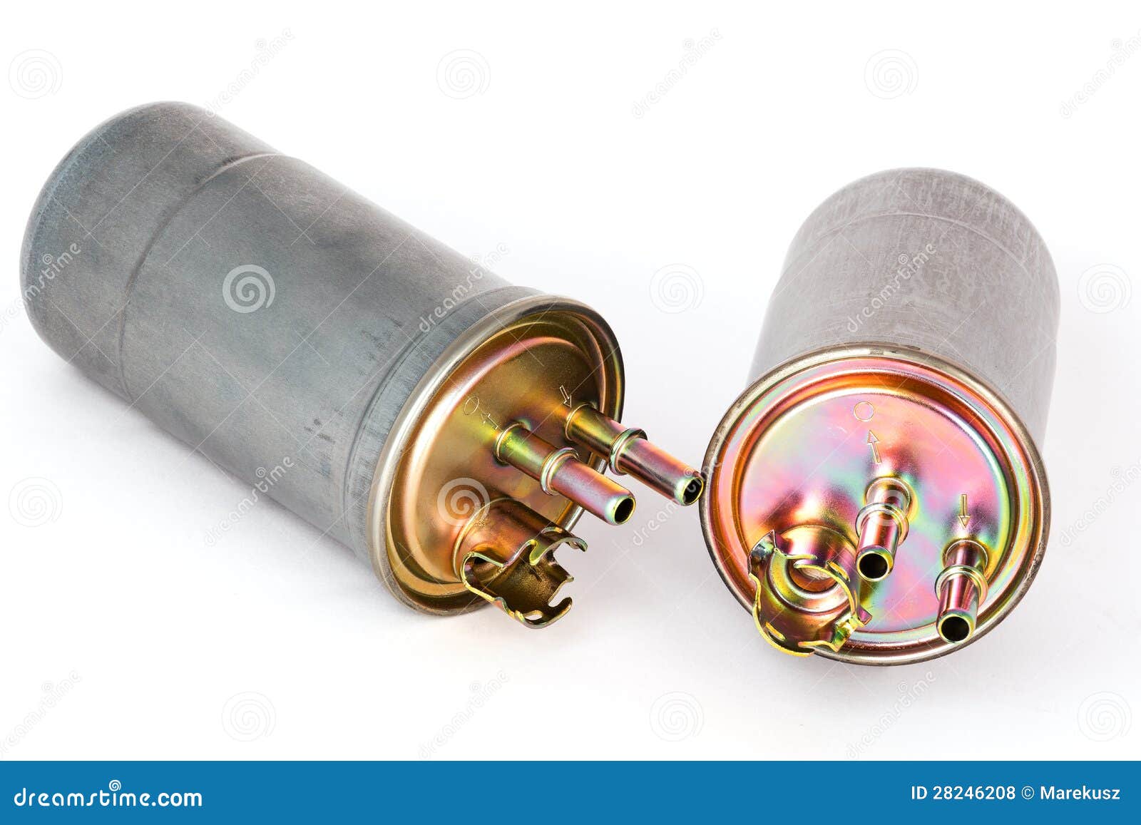 Two fuel filters stock photo. Image of purification, spares - 28246208