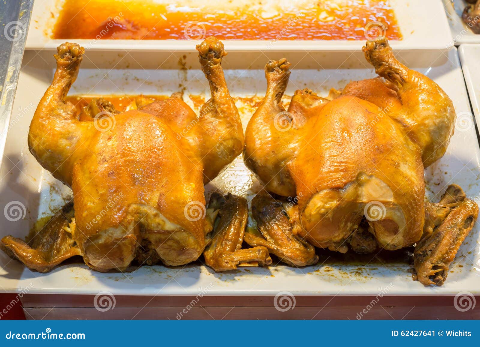 Two Full Size Roasted Chickens Stock Image - Image of legs, lunch: 62427641