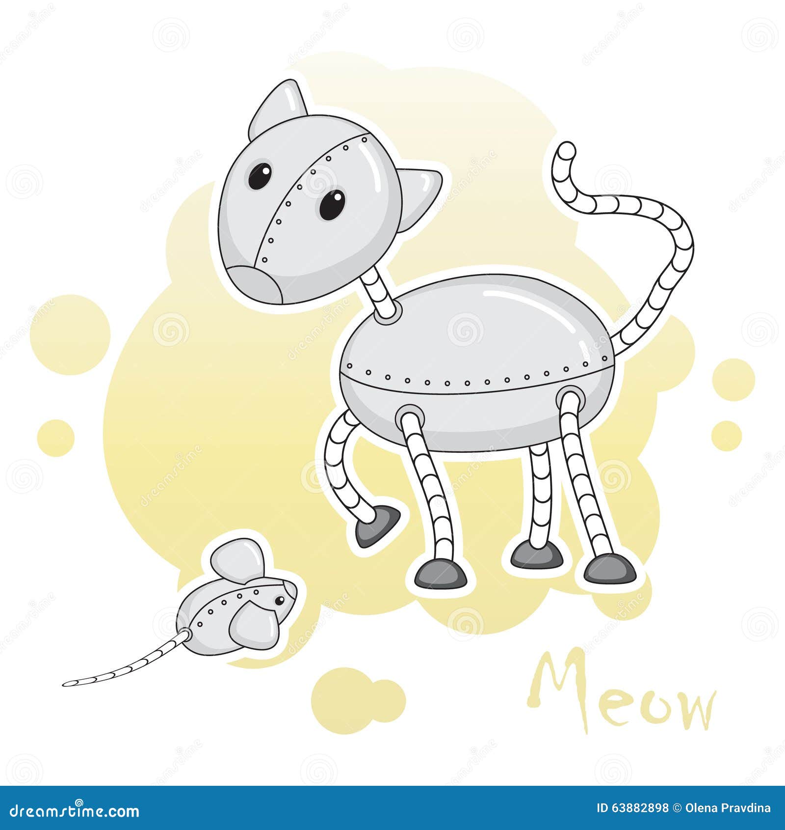 Animal Robots Isometric Icons Cartoon Vector | CartoonDealer.com #130821195