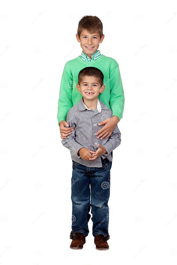 Two funny brothers stock photo. Image of friendship, gladness - 22171462