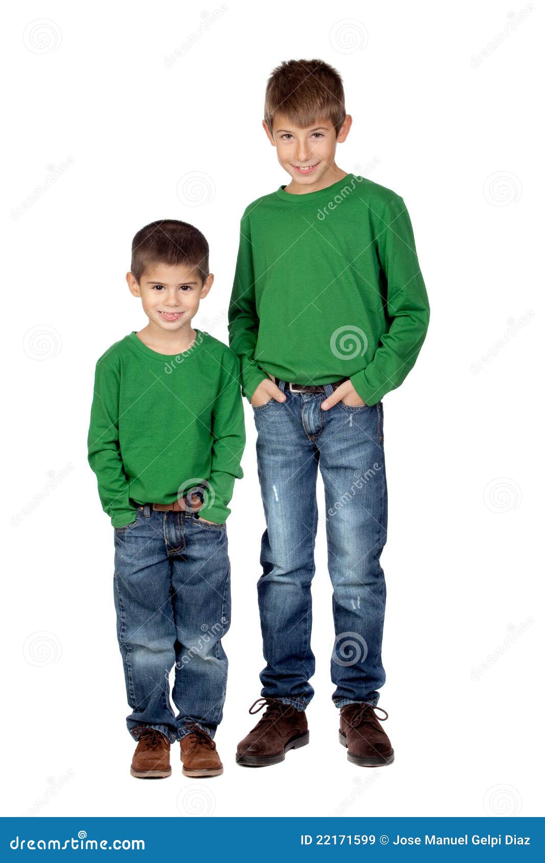 Two funny brothers stock image. Image of face, brother - 22171599